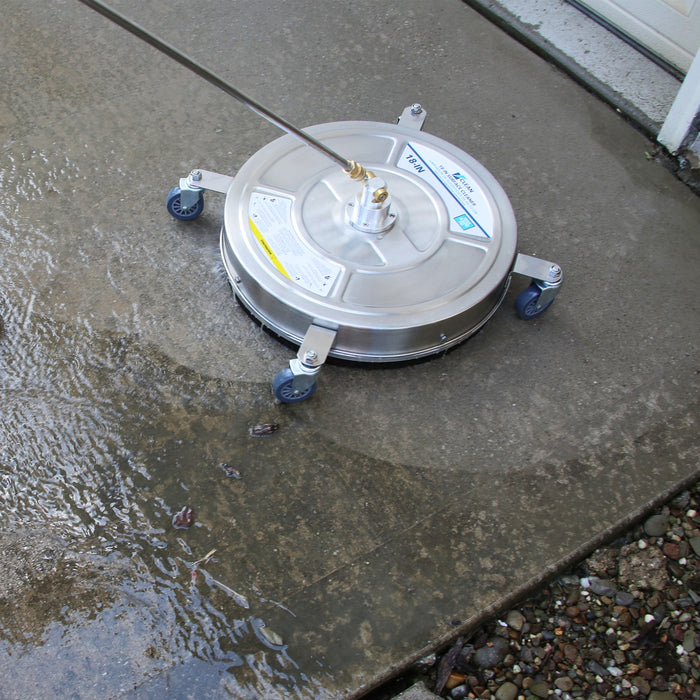 Clean Strike 18-inch PRO Surface Cleaner, Works with Pressure Washers ...